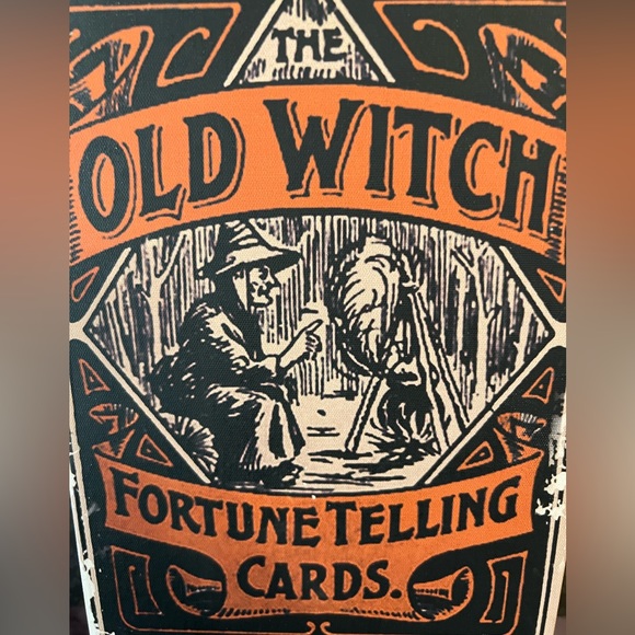 Holiday | Halloween Old Witch Fortune Telling Cards Decor Book Box ...